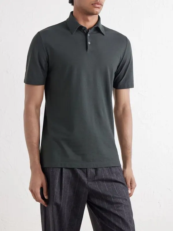 SLOWEAR Cotton Polo Shirt