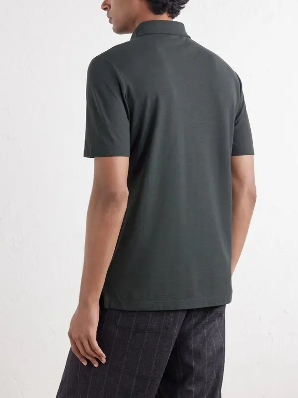 SLOWEAR Cotton Polo Shirt