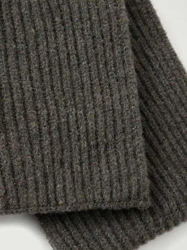 SLOWEAR Ribbed Wool-blend Scarf