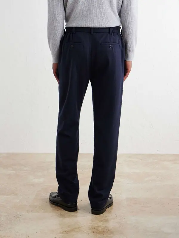 Hartford Straight-leg Wool-blend Trousers