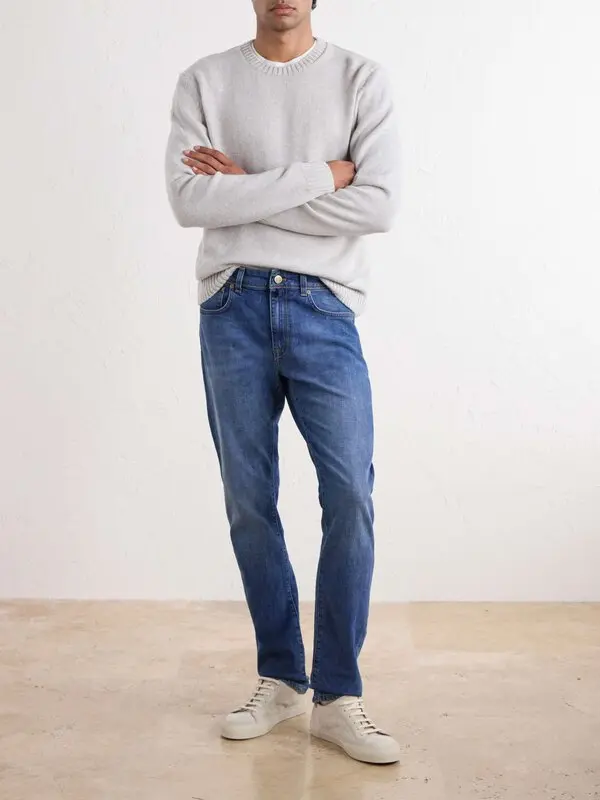 SLOWEAR Straight-leg Stretch Jeans