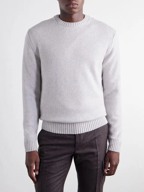 SLOWEAR Virgin Wool Crewneck Sweater