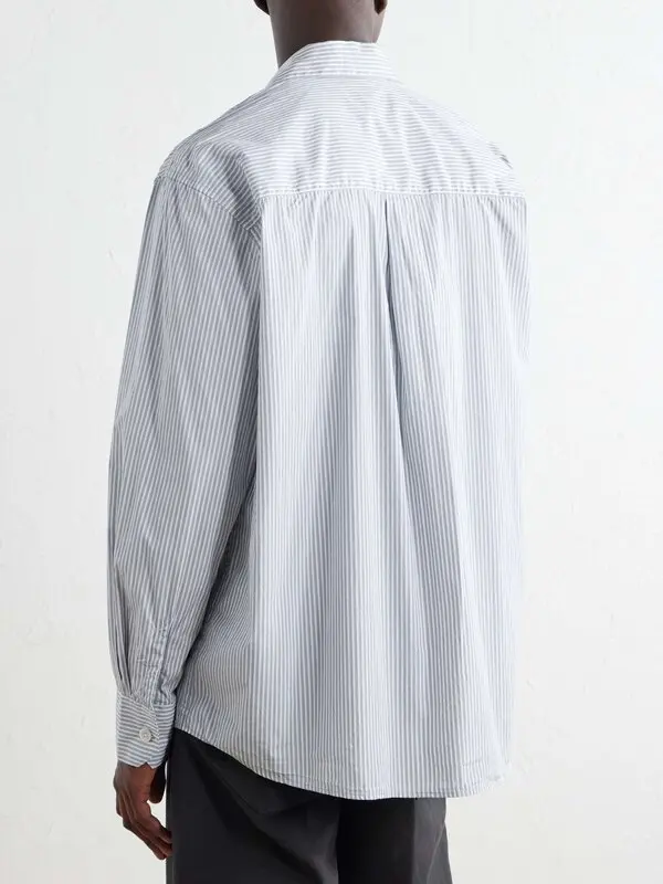 Our Legacy Above Striped Cotton-poplin Shirt