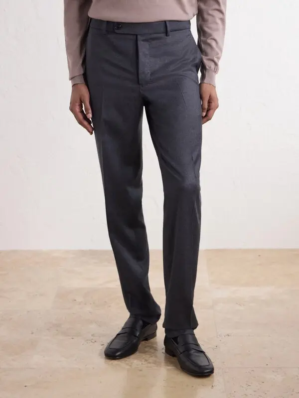 SLOWEAR Incotex Straight-leg Wool-blend Trousers