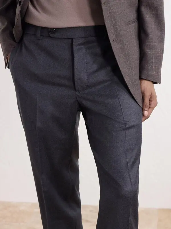 SLOWEAR Incotex Straight-leg Wool-blend Trousers