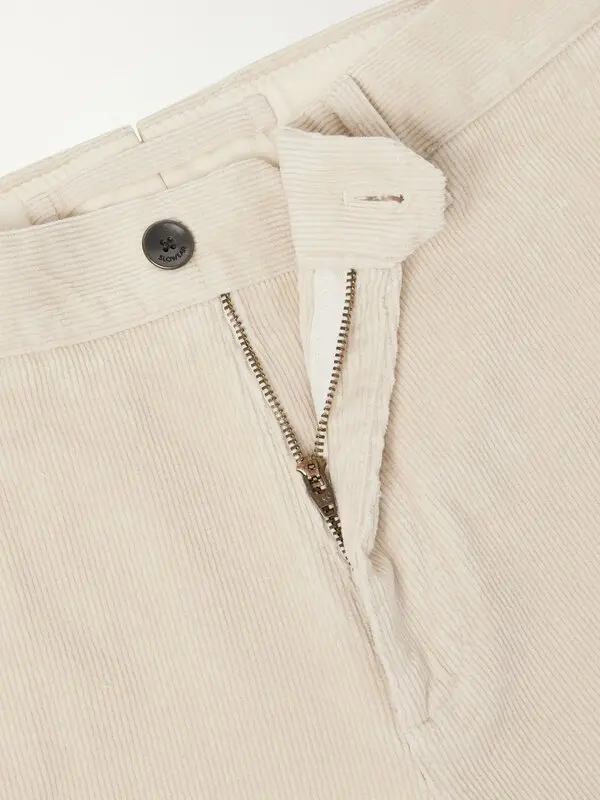 SLOWEAR Cotton-blend Corduroy Trousers