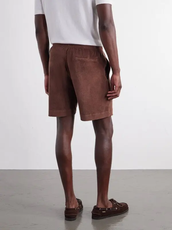 Orlebar Brown Marling Solid Cotton Organic Terry Shorts
