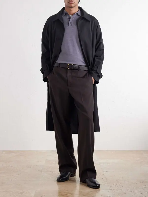 SLOWEAR Zanone Slim-fit Flexwool Polo Shirt