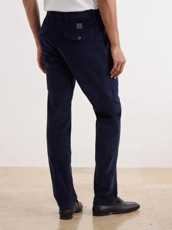 SLOWEAR Incotex Straight-leg Stretch Cotton-corduroy Trousers