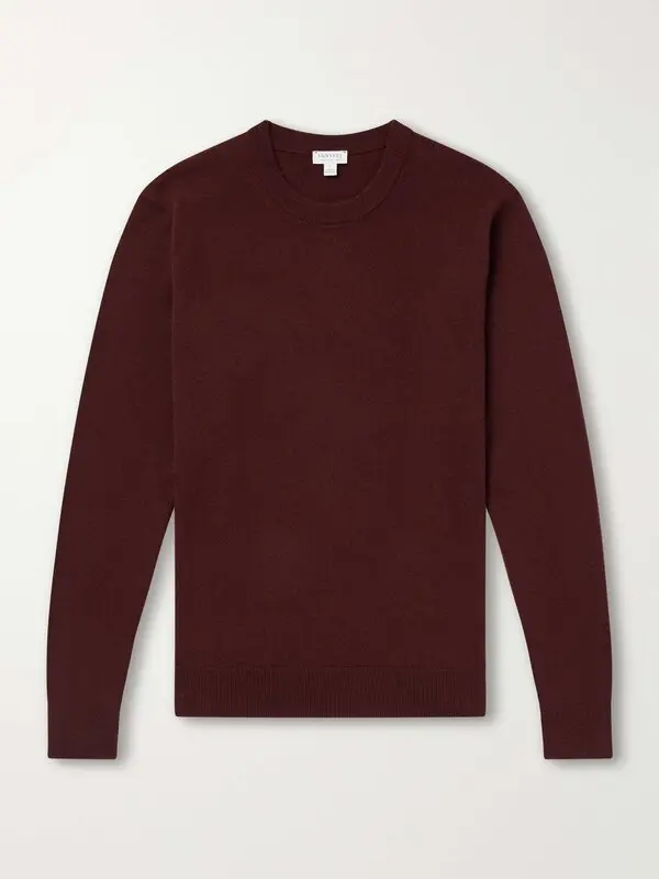 Sunspel Cashmere Sweater - Black
