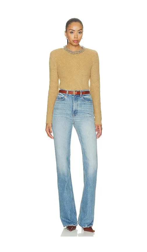 SELF-PORTRAIT Beaded Trim Knit Jumper