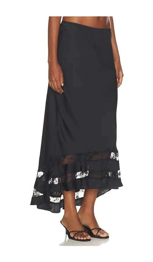 Free People Long Lost Lover 1/2 Slip Skirt