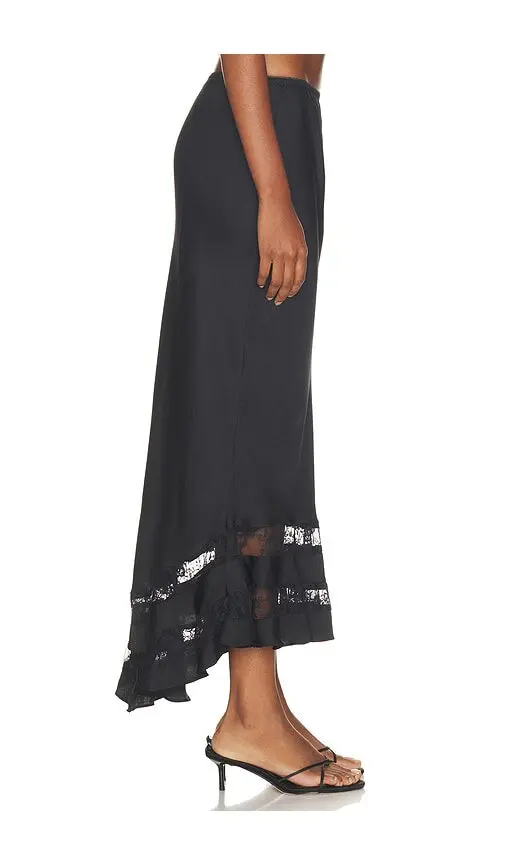 Free People Long Lost Lover 1/2 Slip Skirt