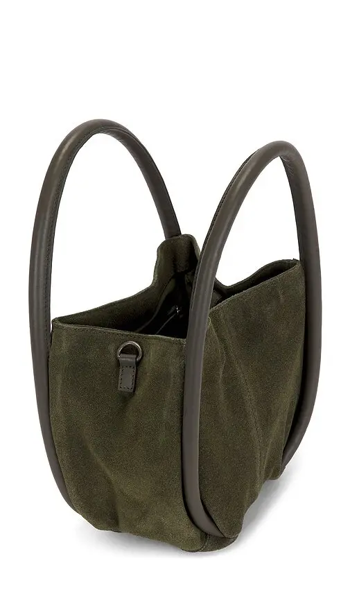 Free People Barlow Bucket Bag In Olive