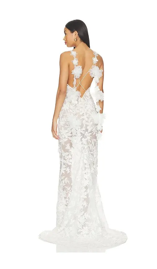 BRONX BANCO Eden Gown In White