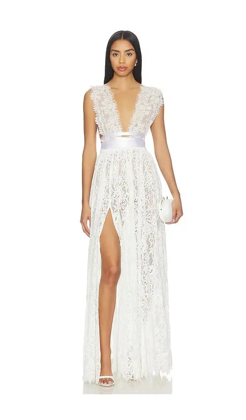 BRONX BANCO Goddess Lace Gown