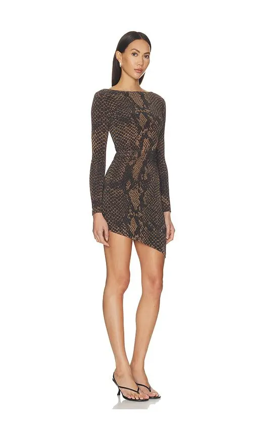 FENERS Perla Dress In Brown
