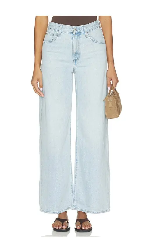 LEVI'S Cinch Wide Leg Jeans In Blue - Nightly Routine