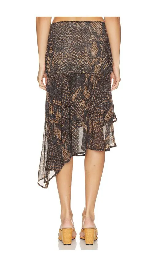 FENERS Festa Skirt In Brown - Serp