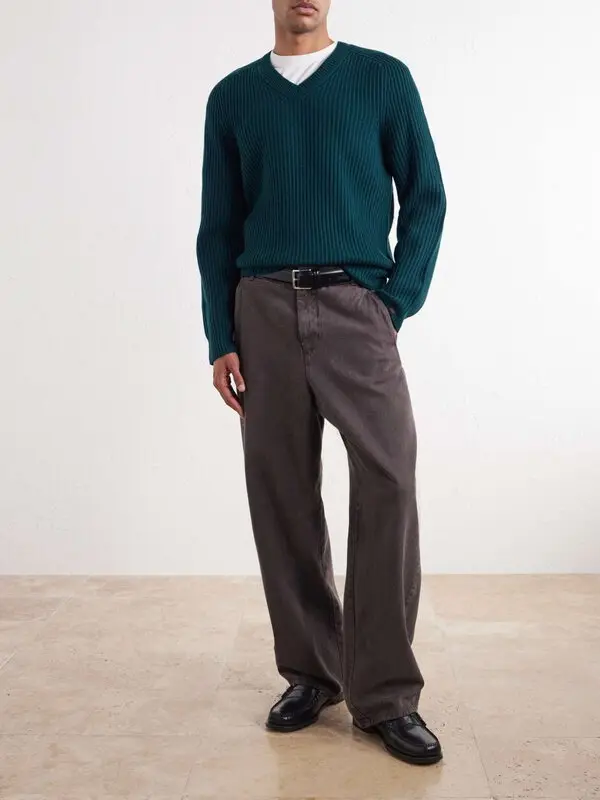 Rag & Bone Ribbed Wool And Cashmere-blend Sweater