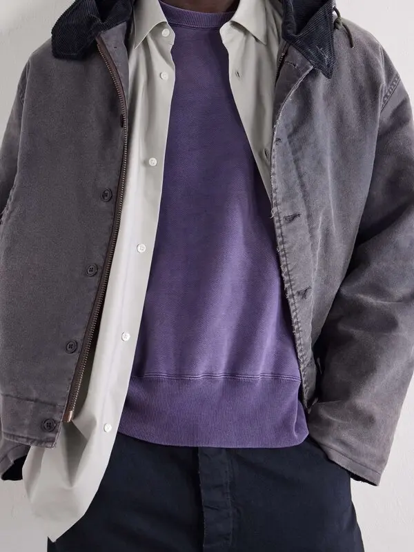 A.PRESSE Cotton-jersey Sweatshirt
