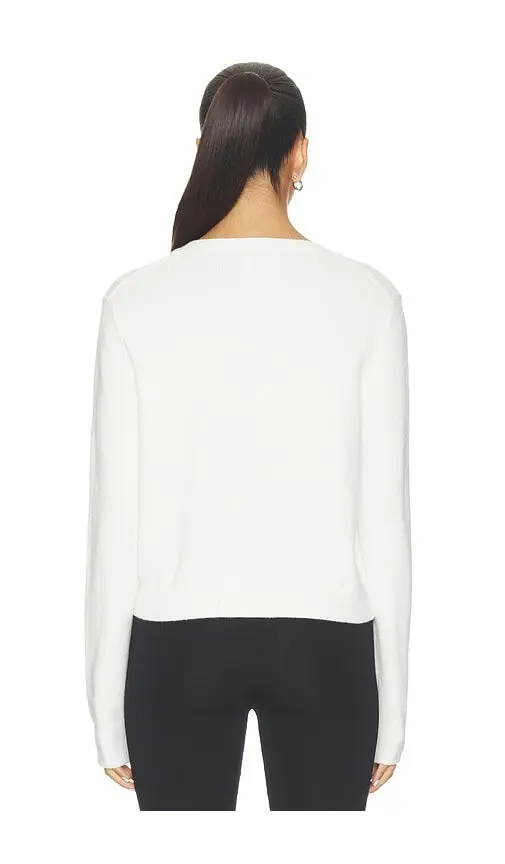 STITCHES & STRIPES Odette Cardigan In Ivory