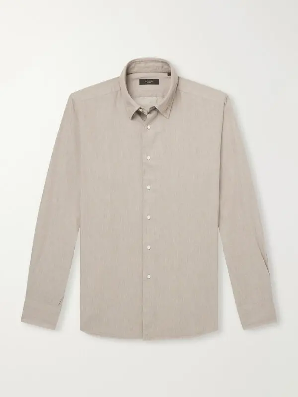 SLOWEAR Glanshirt Cotton-twill Shirt - Neutrals