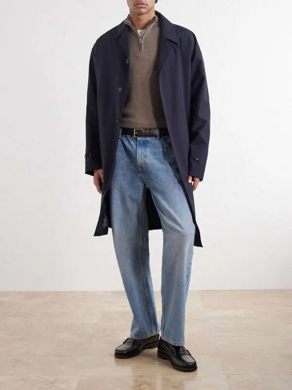 Sunspel Cashmere Half-zip Sweater