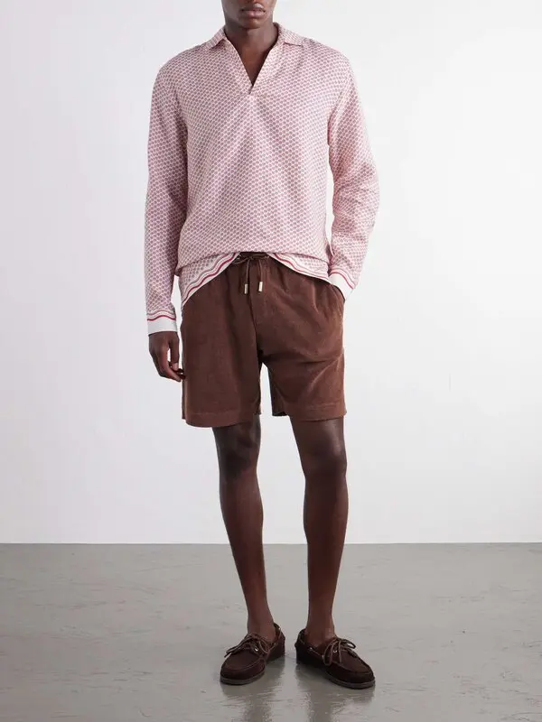 Orlebar Brown Ridley Printed Linen Shirt