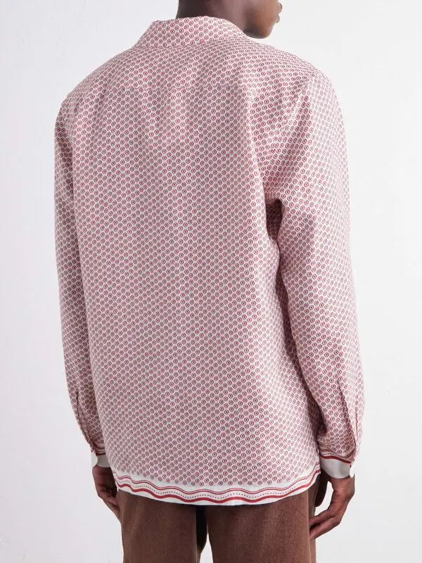 Orlebar Brown Ridley Printed Linen Shirt
