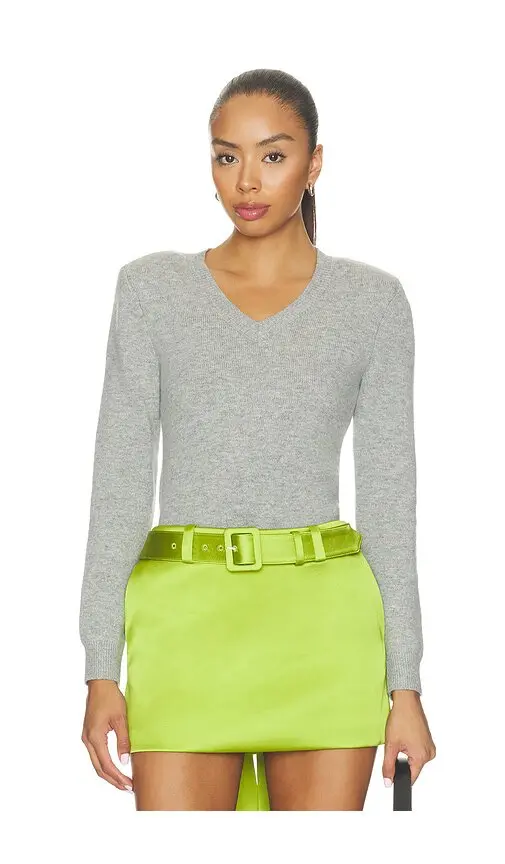 SELF-PORTRAIT Flower Wool Jumper - Grey