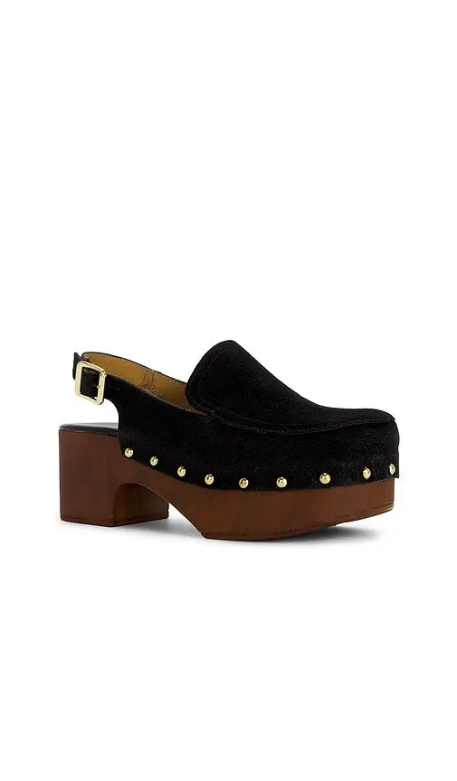 Seychelles Backlot Slingback Clog Pump In Black