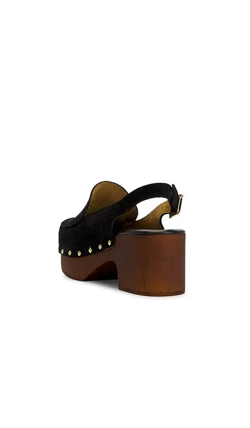Seychelles Backlot Slingback Clog Pump In Black