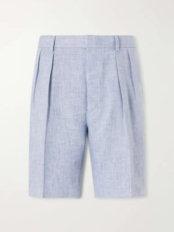 Ralph Lauren Purple Label Cotton Gabardine Shorts