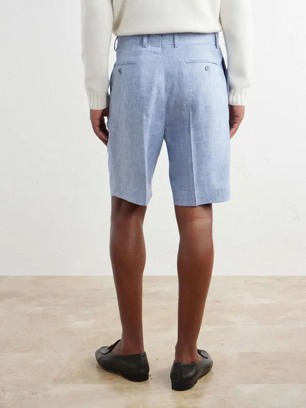 Ralph Lauren Purple Label Cotton Gabardine Shorts