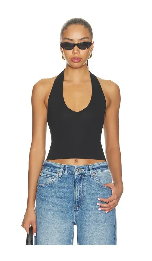 WAO Halter Tank - Black
