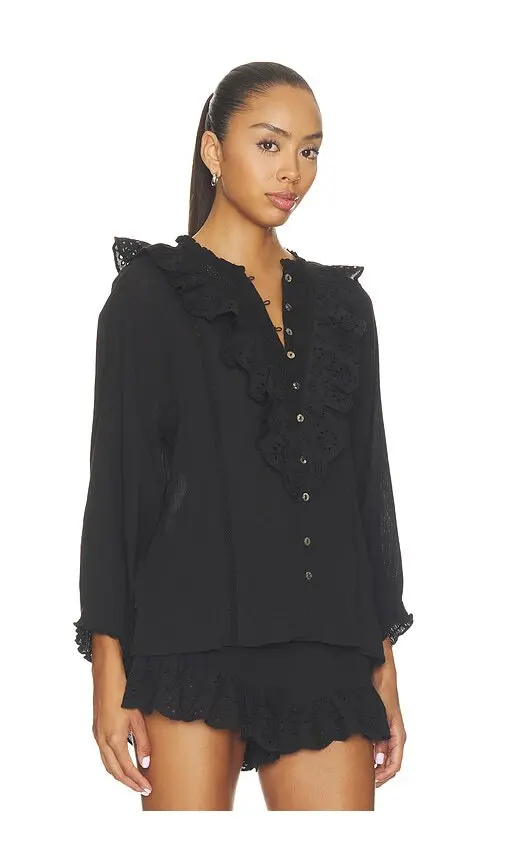 Show Me Your Mumu French Blouse In Black