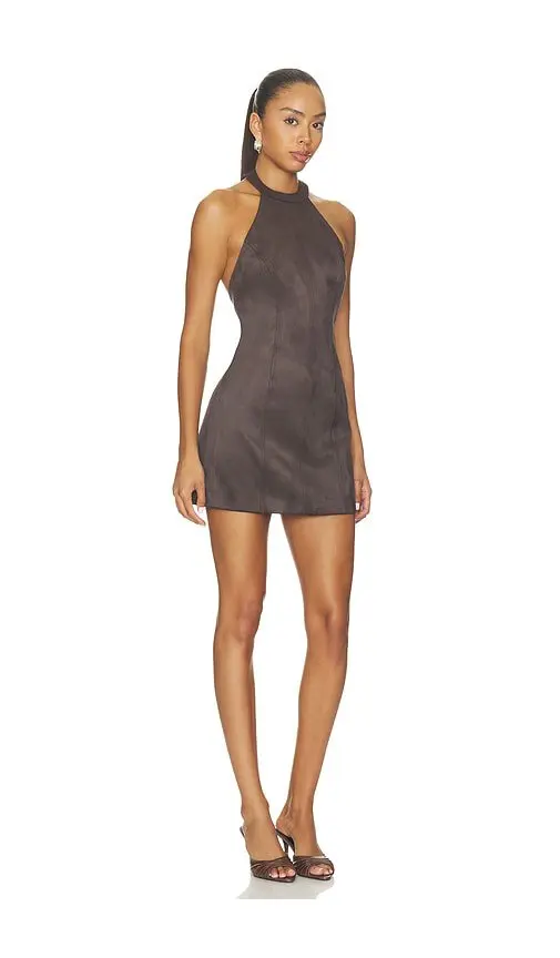Tularosa Collina Mini Dress In Brown