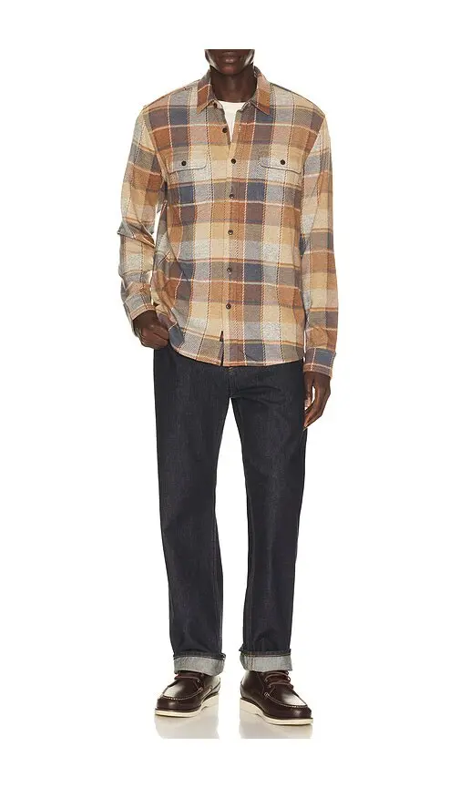 Faherty Brand Legend Sweater Shirt In Multi - Boulder Creek Plaid