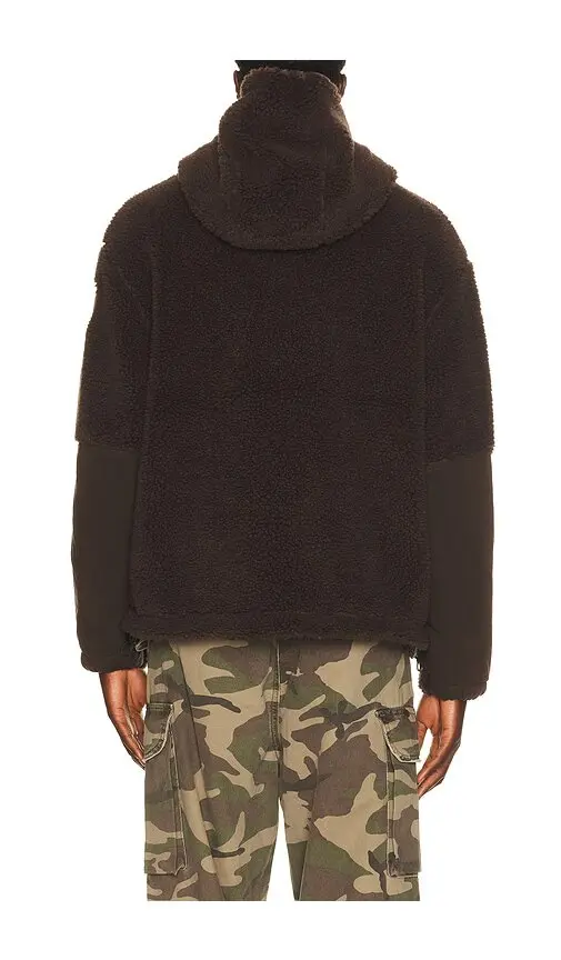 Canada Goose Harrier Fleece Full Zip Hoodie In Brown