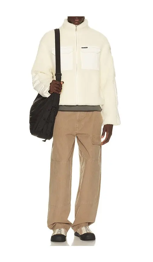 Canada Goose Harrier Fleece Jacket In White