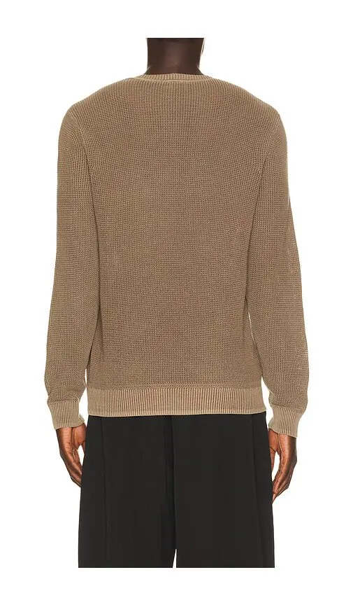 Faherty Brand Sunwashed Crewneck Sweater In Brown
