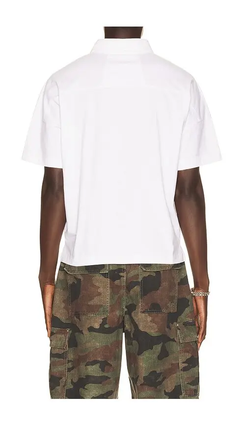Rhude Short Sleeve Jersey Polo Shirt