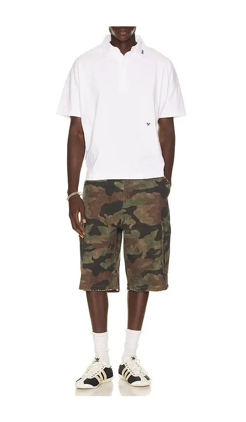 Rhude Short Sleeve Jersey Polo Shirt