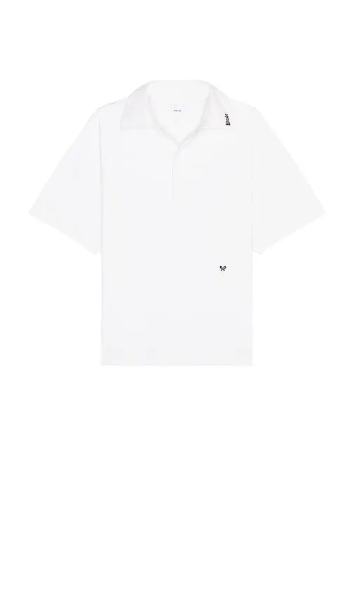 Rhude Short Sleeve Jersey Polo Shirt