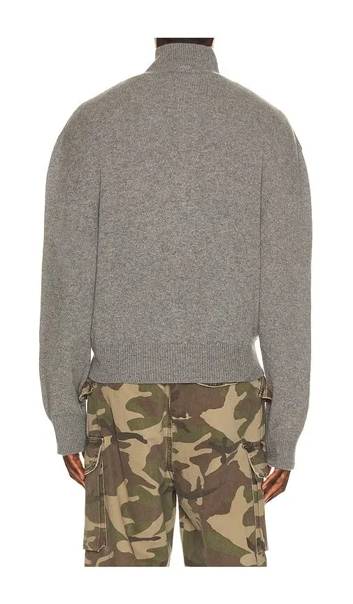 Rhude Quarter Zip Knit Top