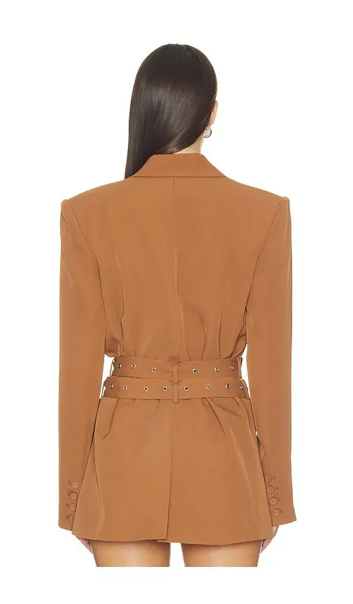 NONCHALANT LABEL Jannette Blazer In Brown