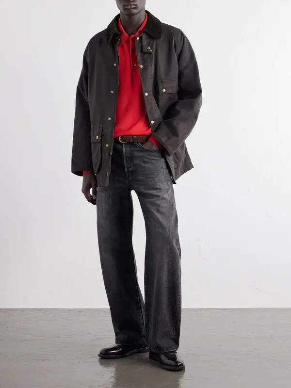 A.PRESSE Wool Polo Shirt