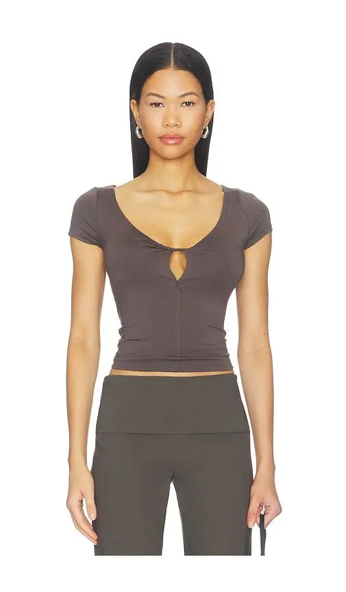 GEEL Connor Top In Chocolate