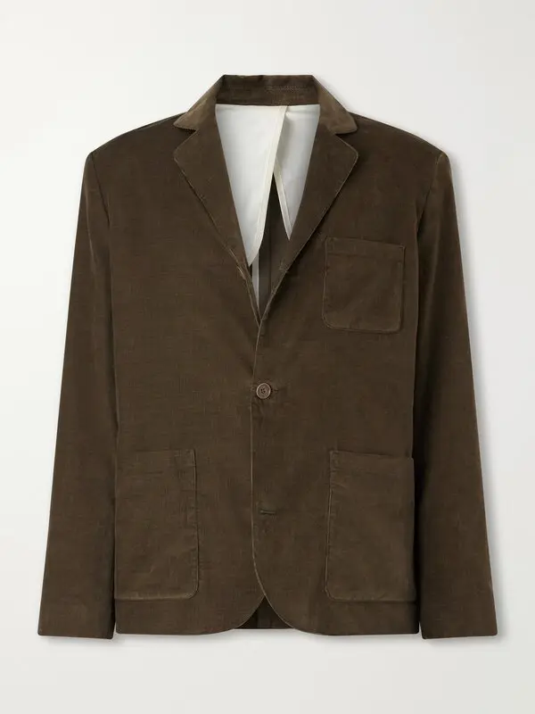 A KIND OF GUISE Deconstructed Atelier Cotton-corduroy Blazer